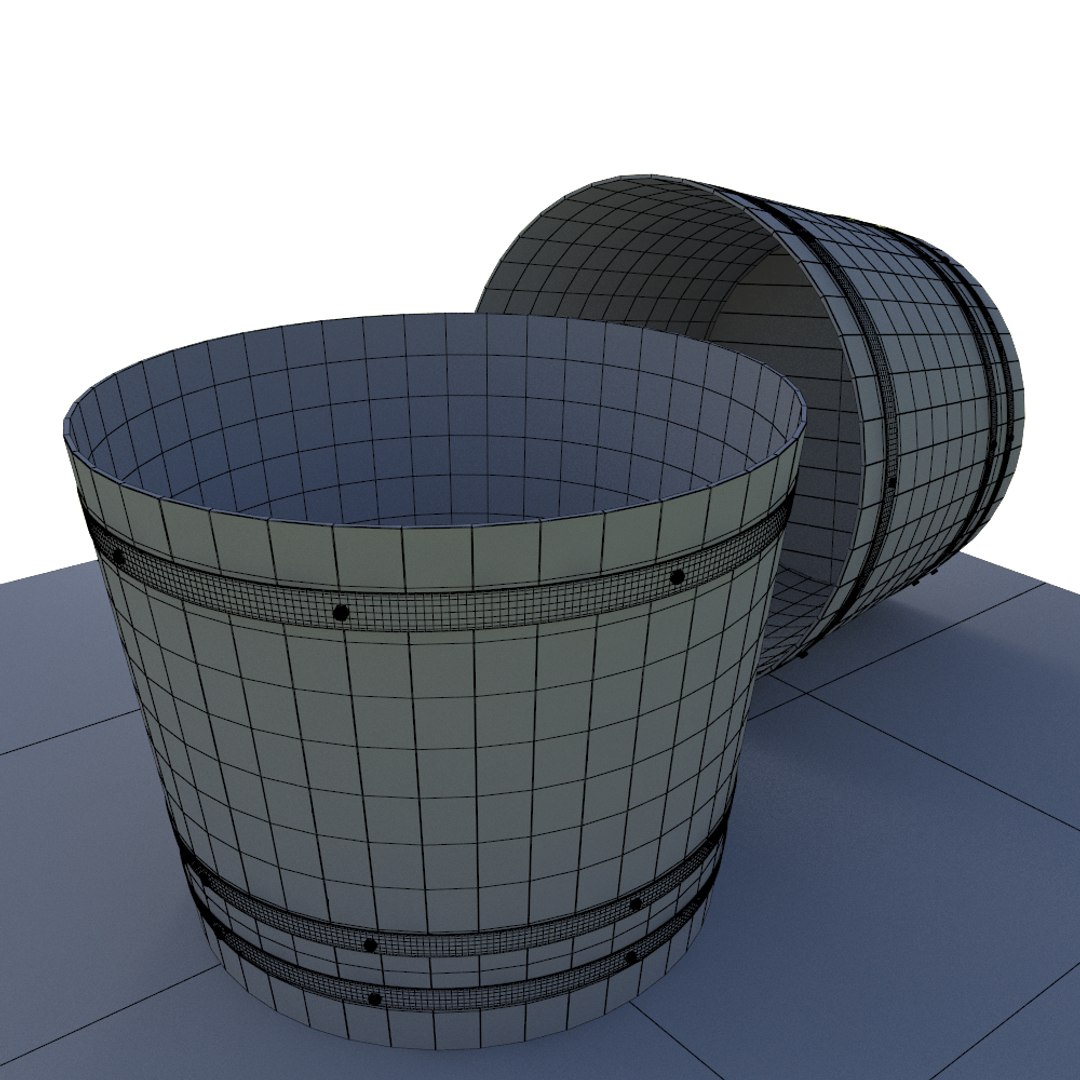 Bushel Barrel 3d Model