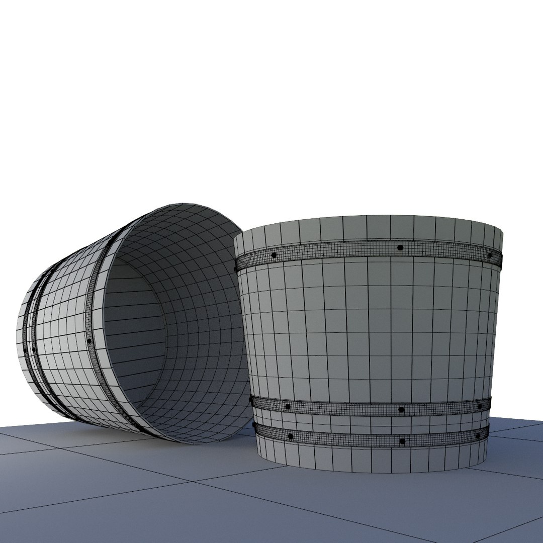 Bushel Barrel 3d Model