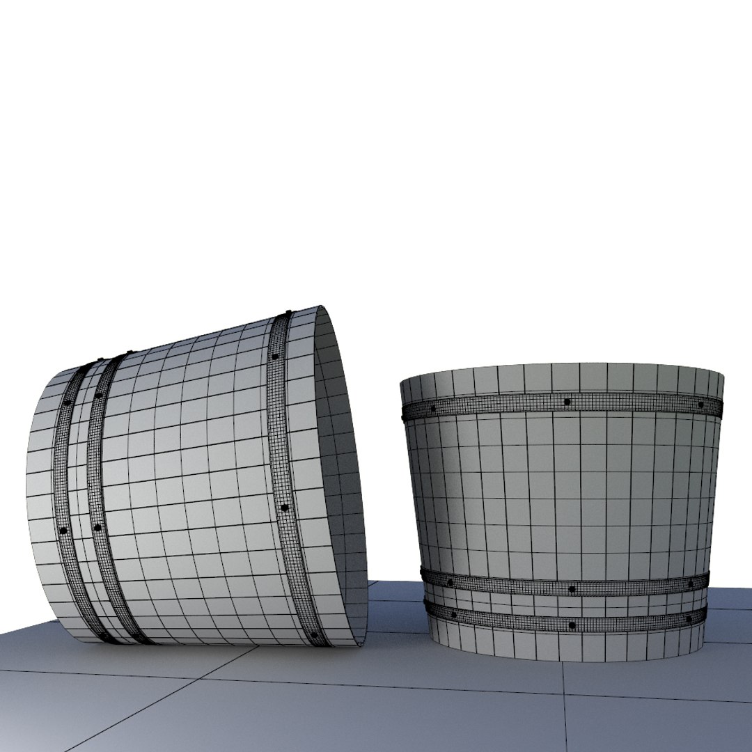 Bushel Barrel 3d Model