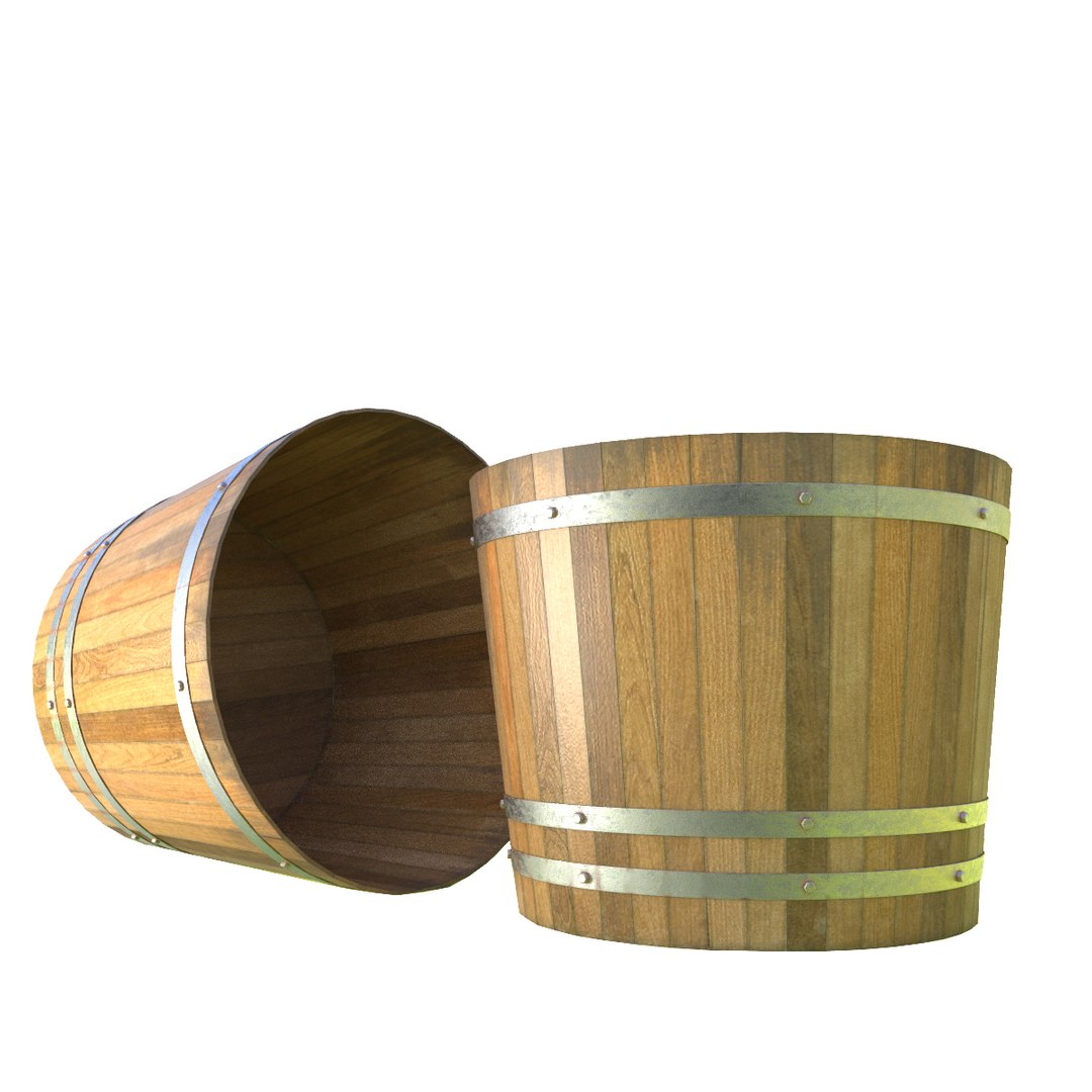 Bushel Barrel 3d Model