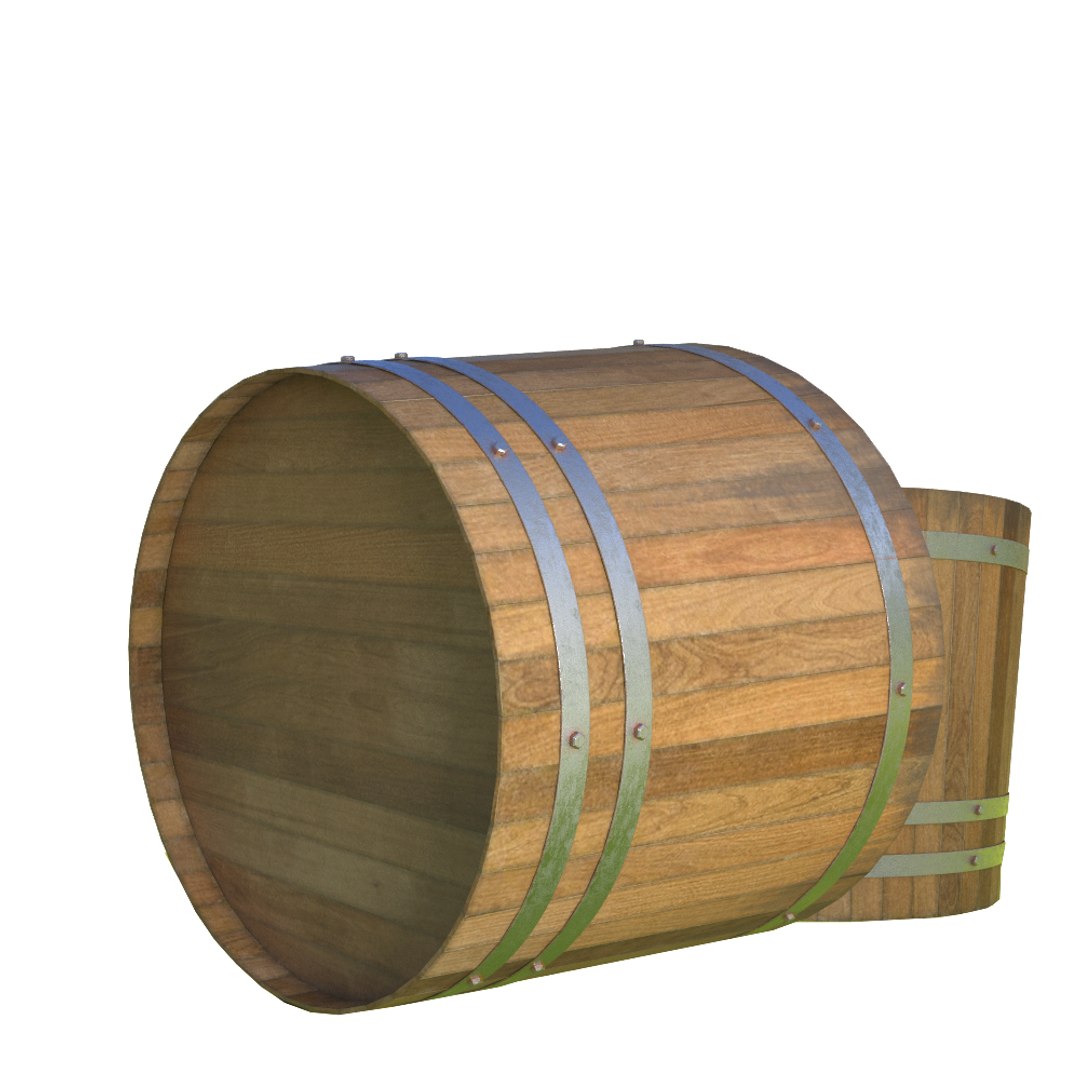 Bushel Barrel 3d Model