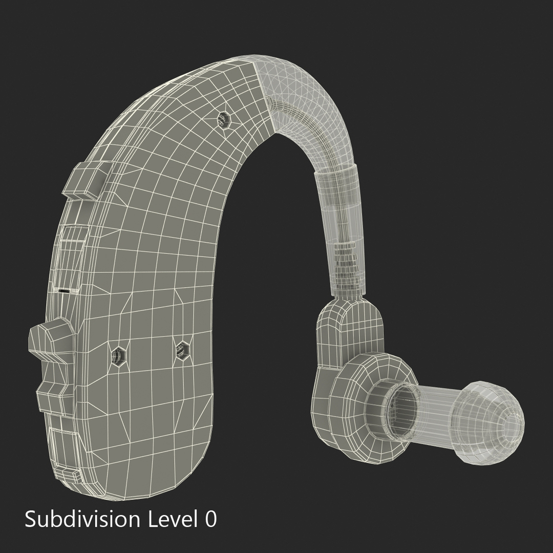 3d model hearing aid