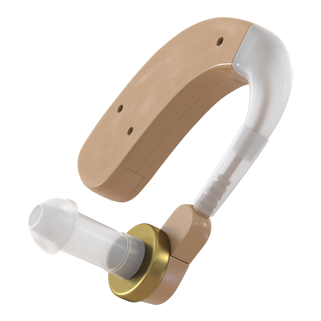 3d model hearing aid