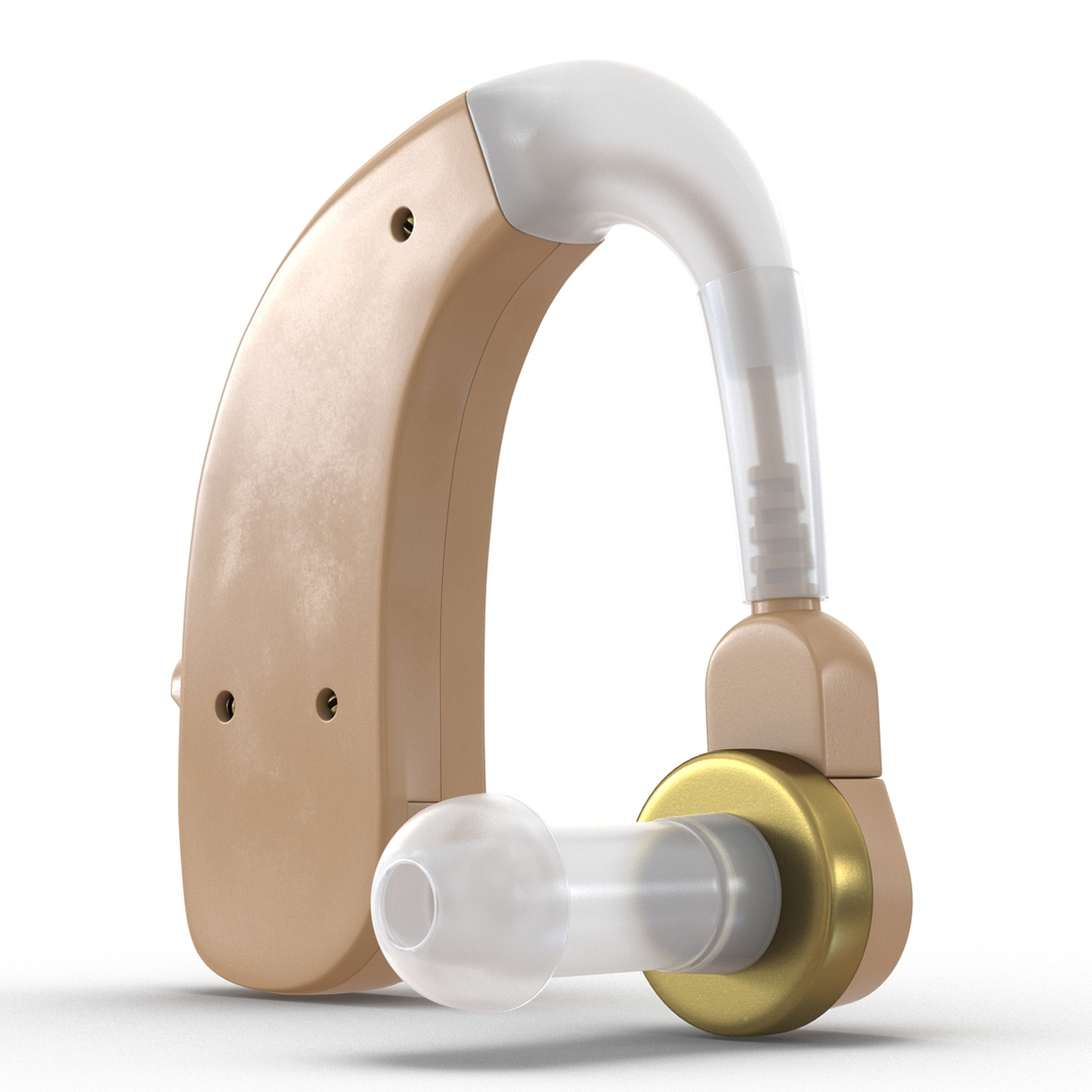 3d model hearing aid