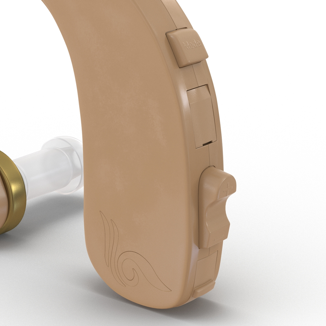 3d model hearing aid