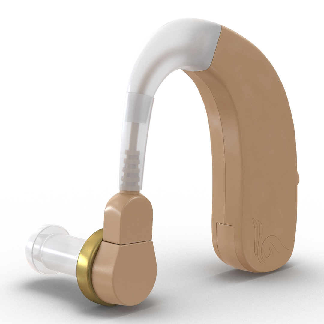 3d model hearing aid