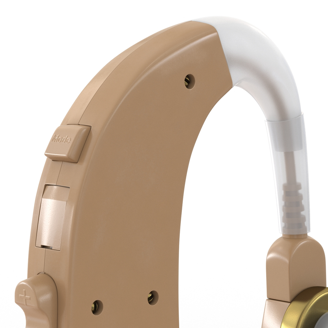 3d model hearing aid