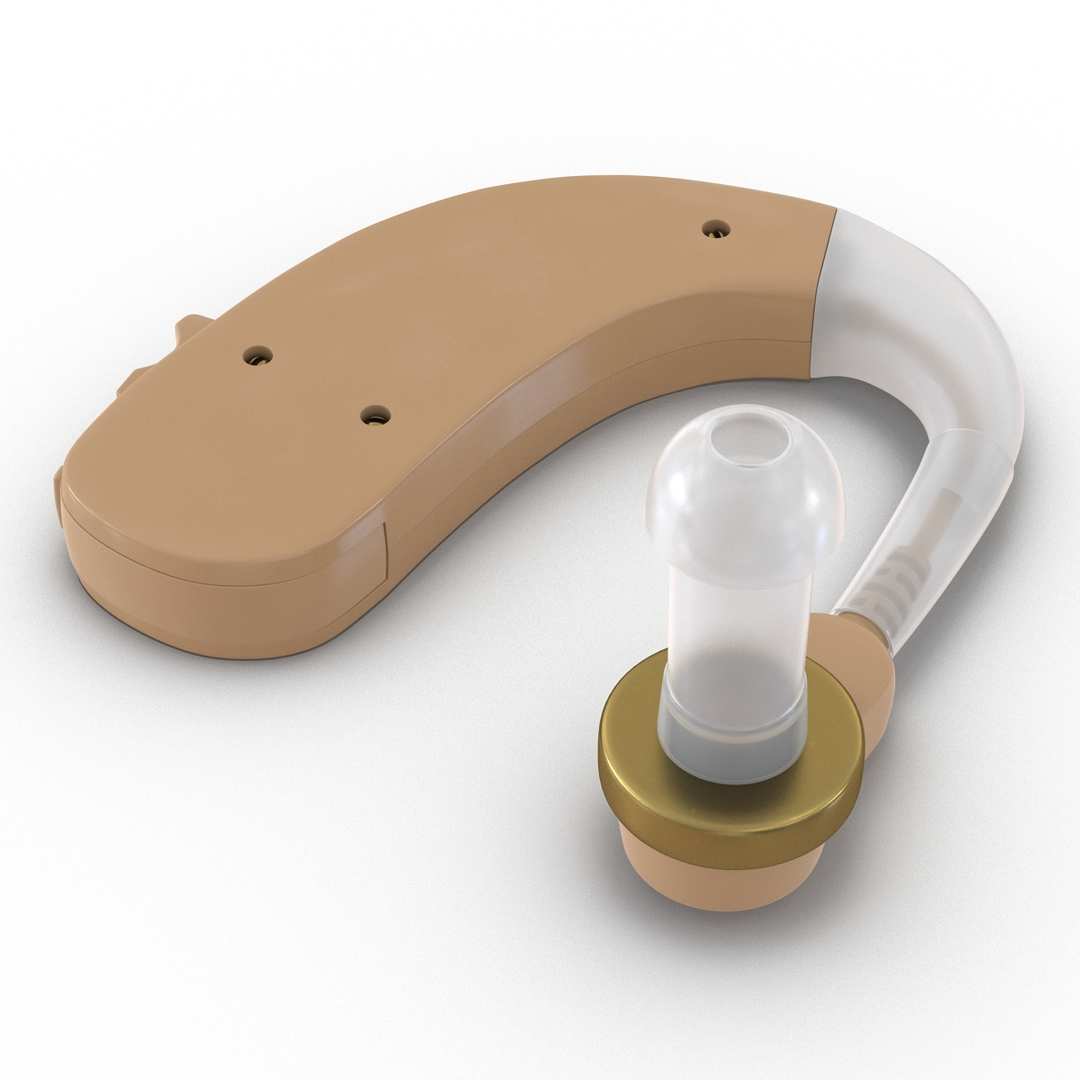 3d model hearing aid