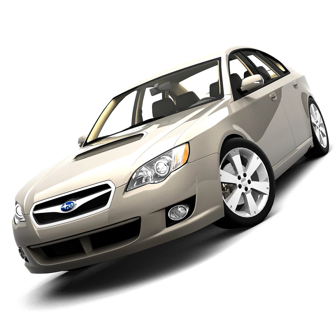 2009 Subaru Legacy Gt 3d Model