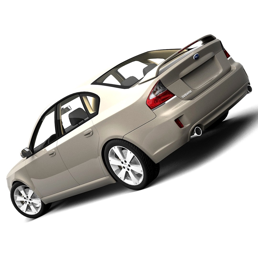 2009 Subaru Legacy Gt 3d Model
