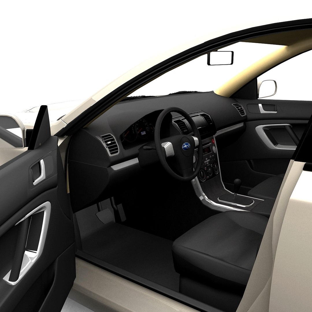 2009 Subaru Legacy Gt 3d Model