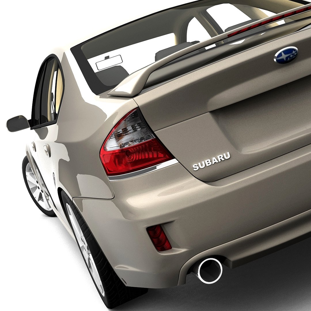 2009 Subaru Legacy Gt 3d Model