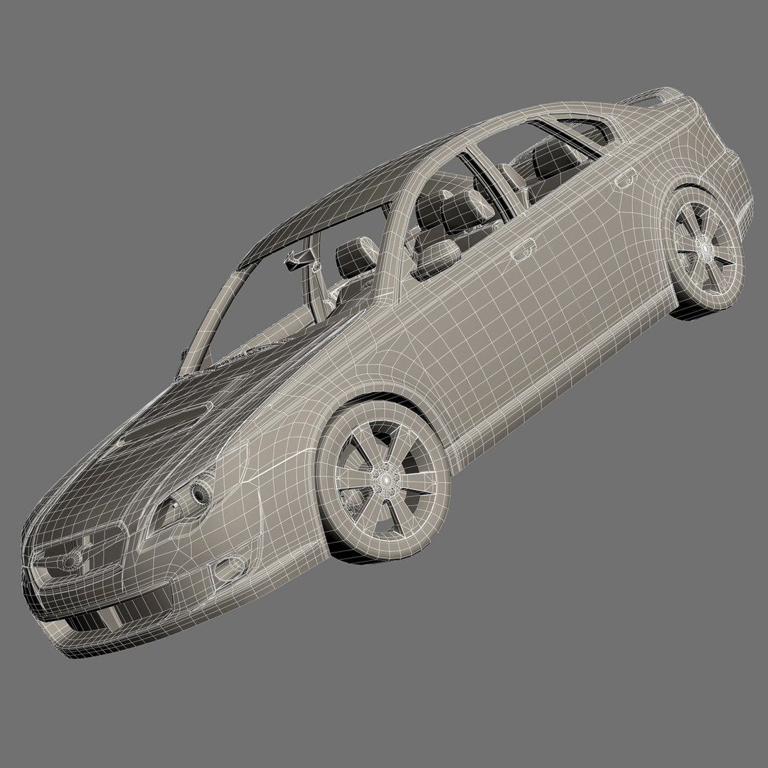 2009 Subaru Legacy Gt 3d Model