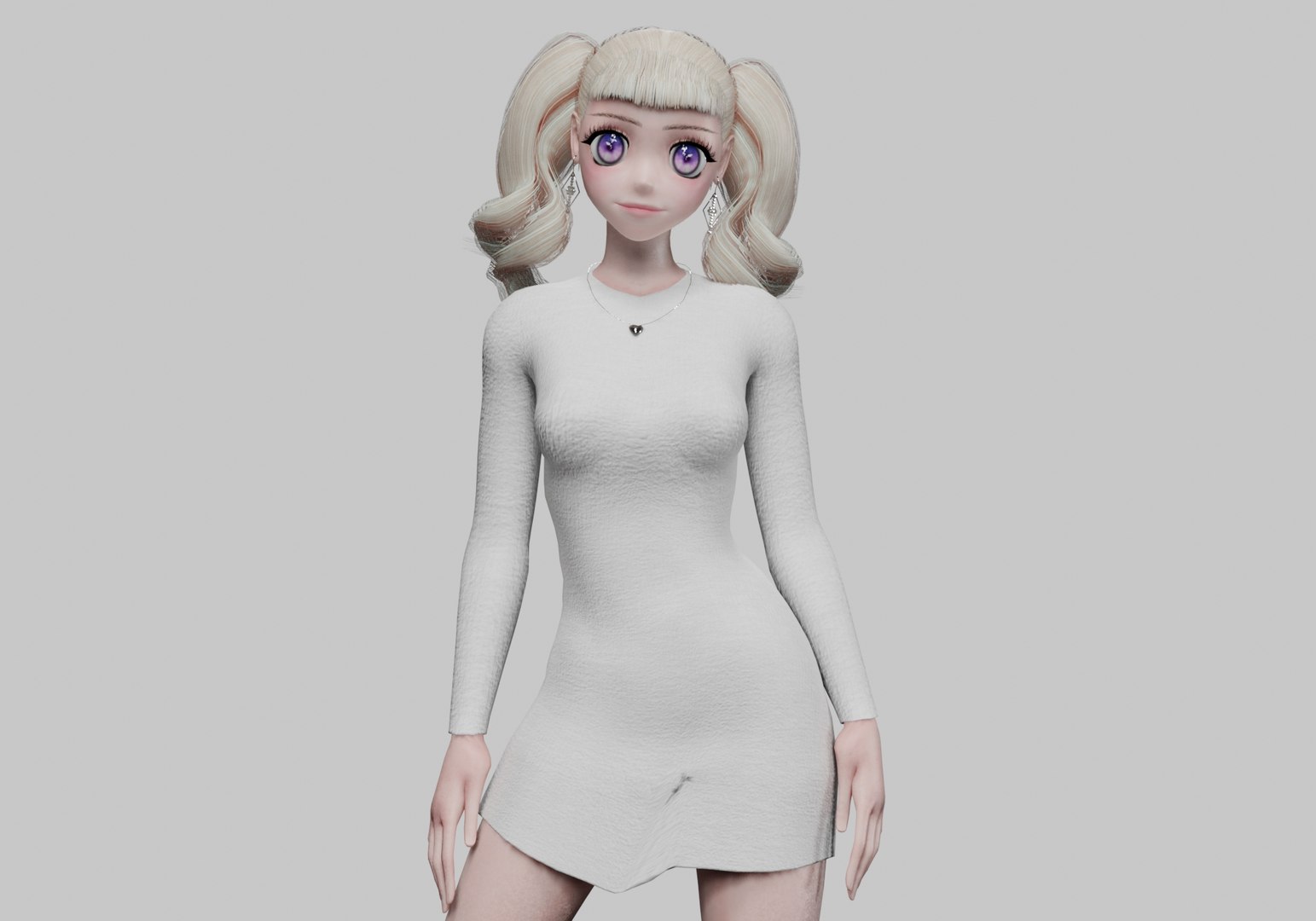 Cute Standard Girl V29714 3D Model - TurboSquid 2269228