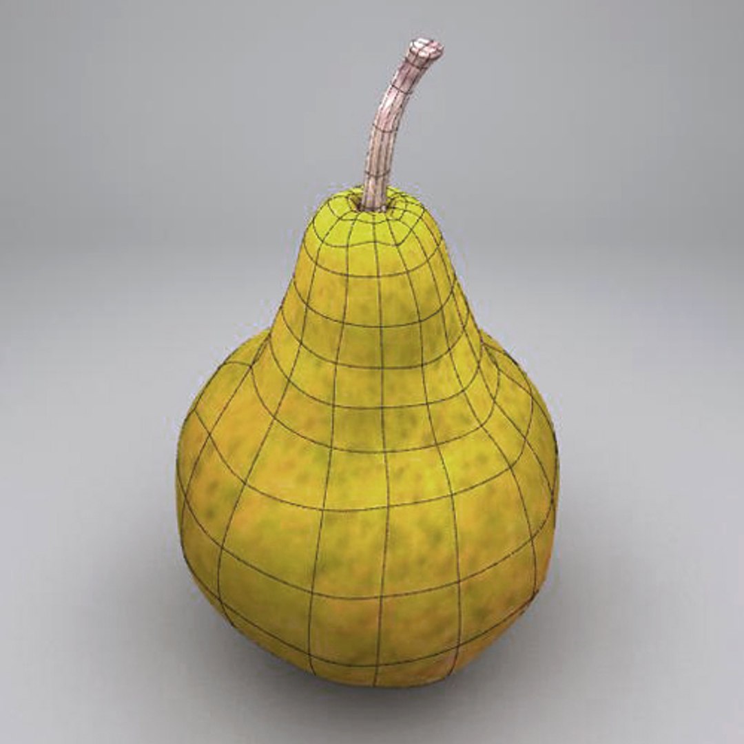 3d model of pear