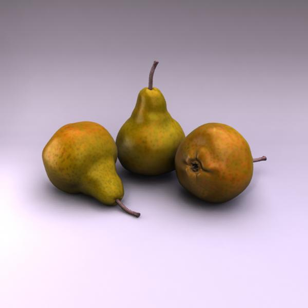 3d model of pear