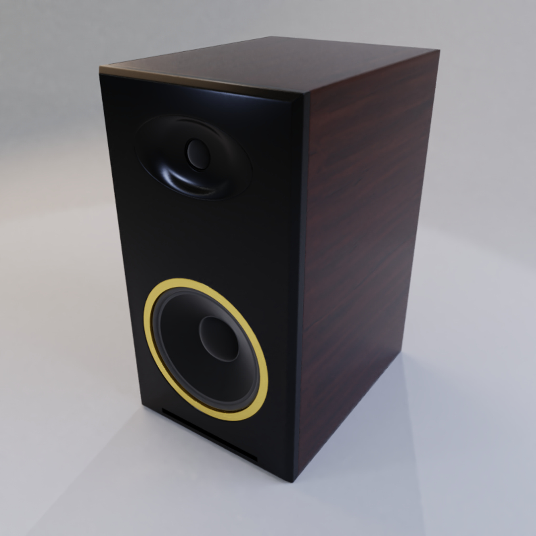 3D Speaker Box Blender Model - TurboSquid 1205091