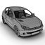 Peugeot 206 6 3d Model