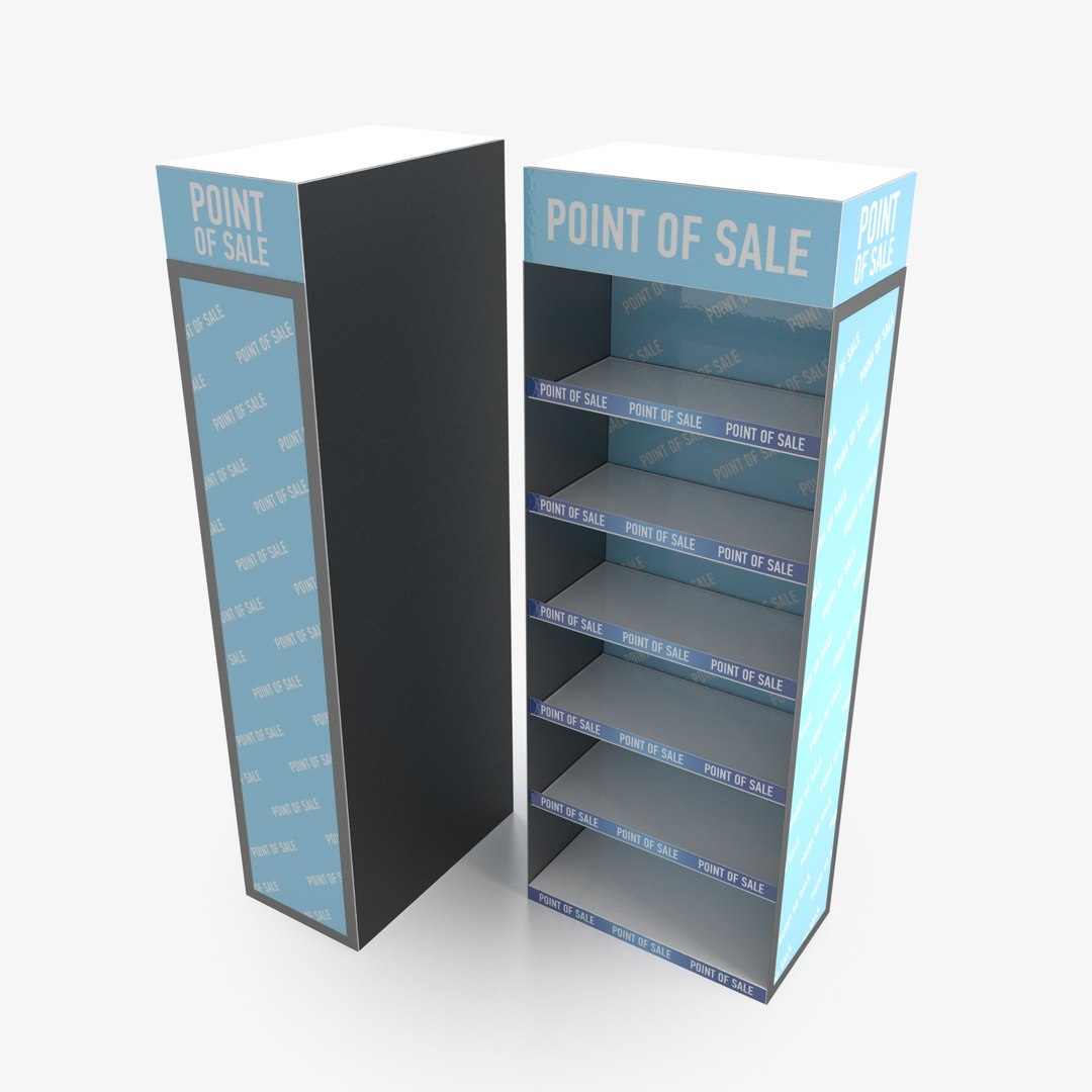 3D Display Rack - TurboSquid 1361628