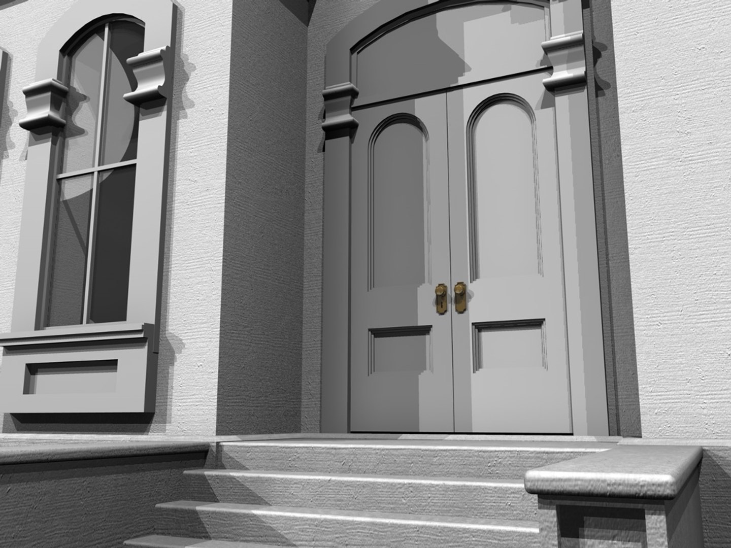 3d Model Victorian Courthouse