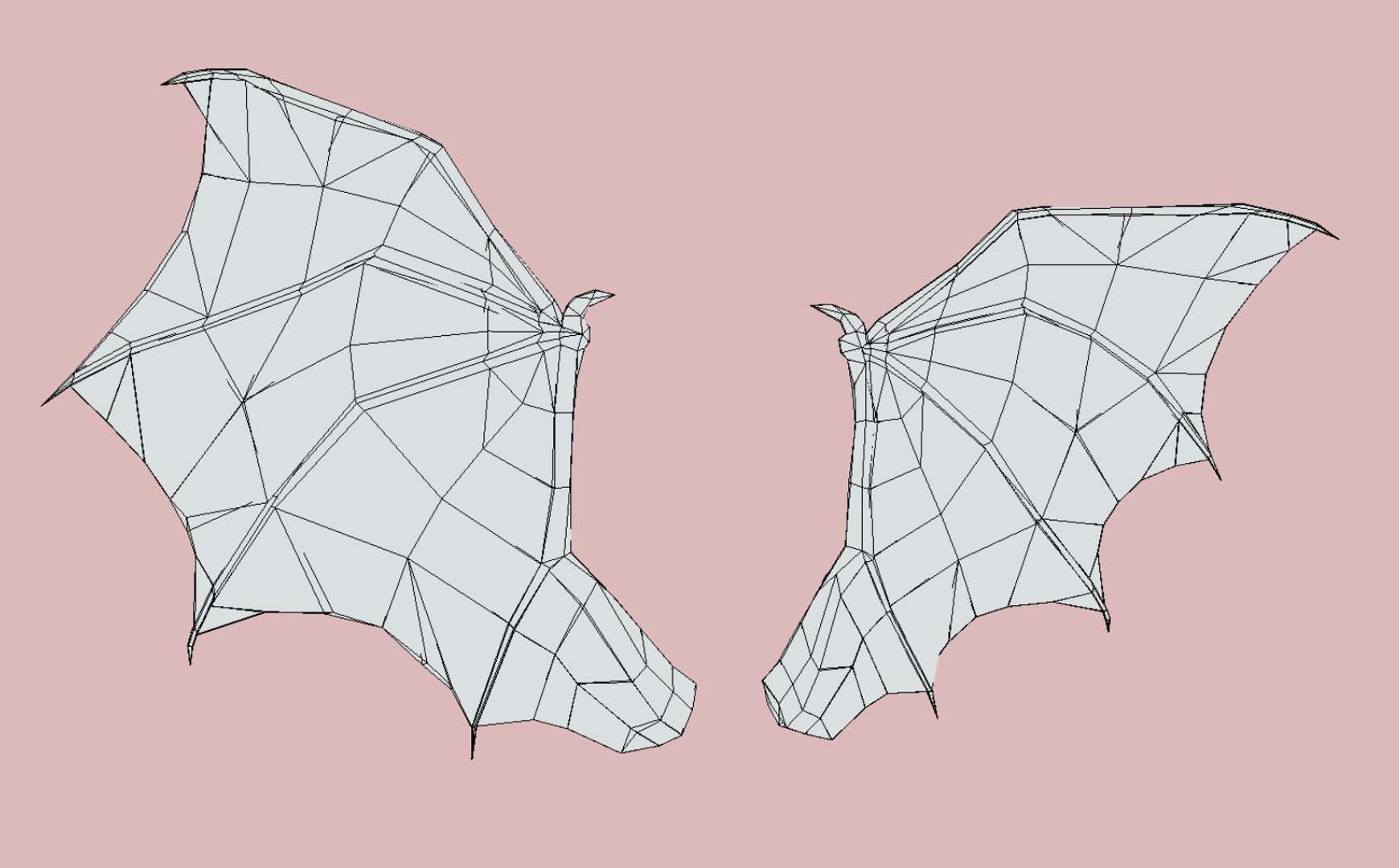 Demon Wings 3D Model - TurboSquid 1545296