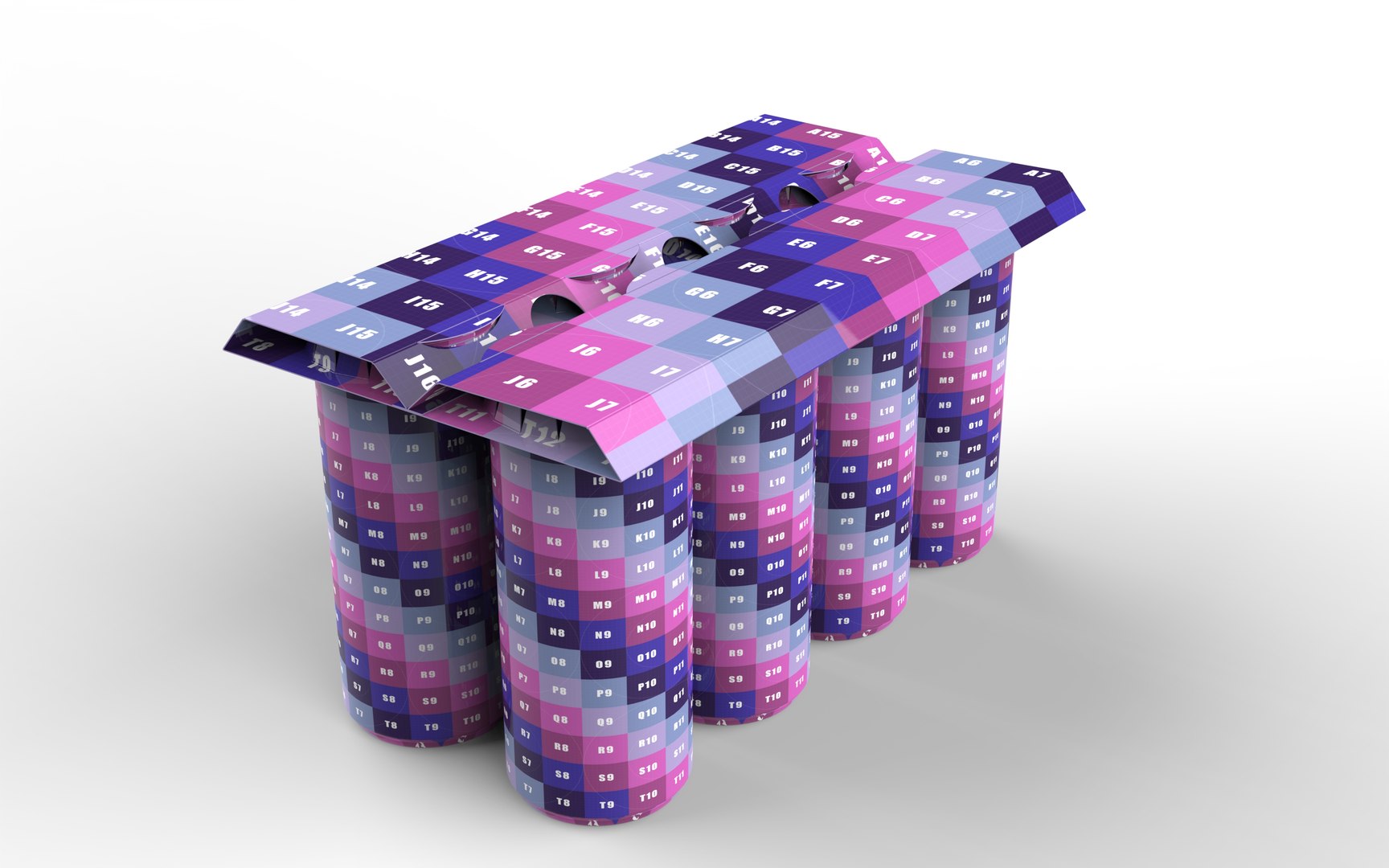 3D EcoCraft Eight-Can Holder For Sustainable Beverage Packaging ...