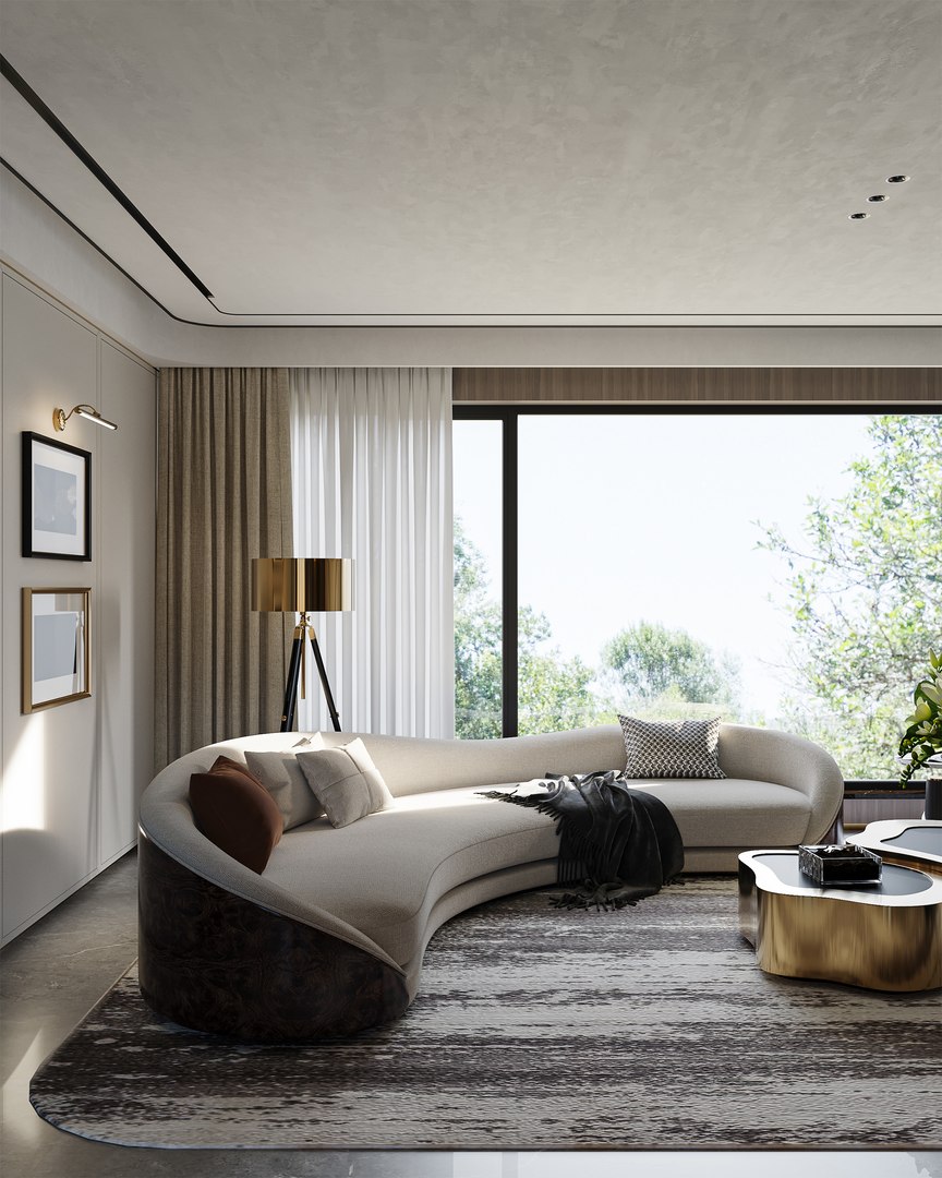 3D Modern Living Room Dining Room - TurboSquid 2400603