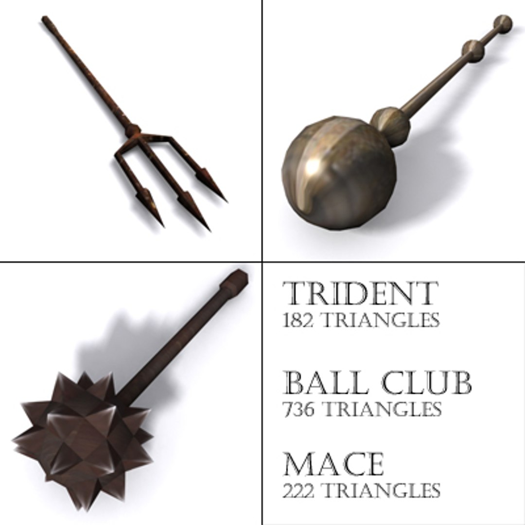 set 9 roman gladiator 3d model