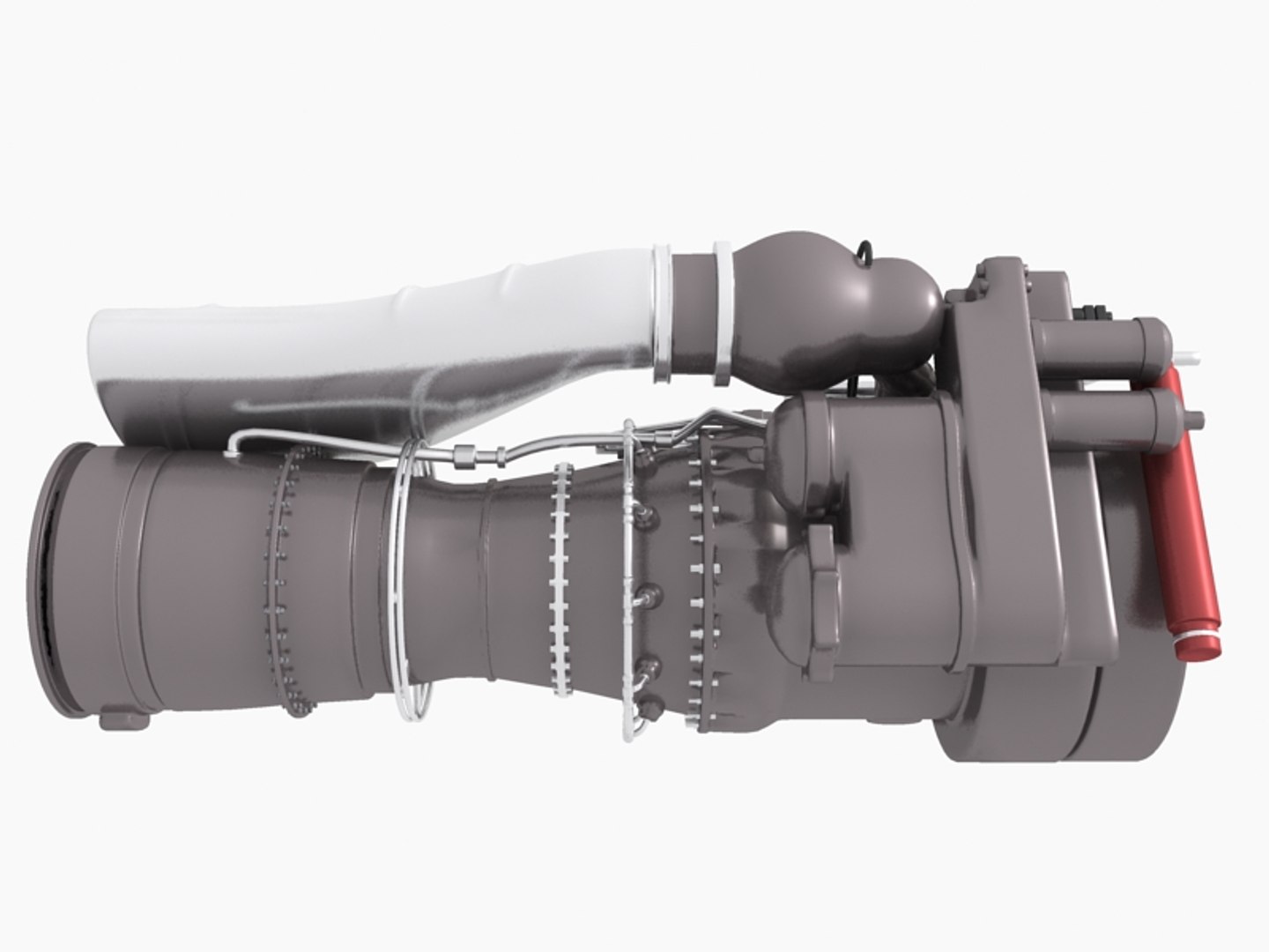 3d Apache Engine Model