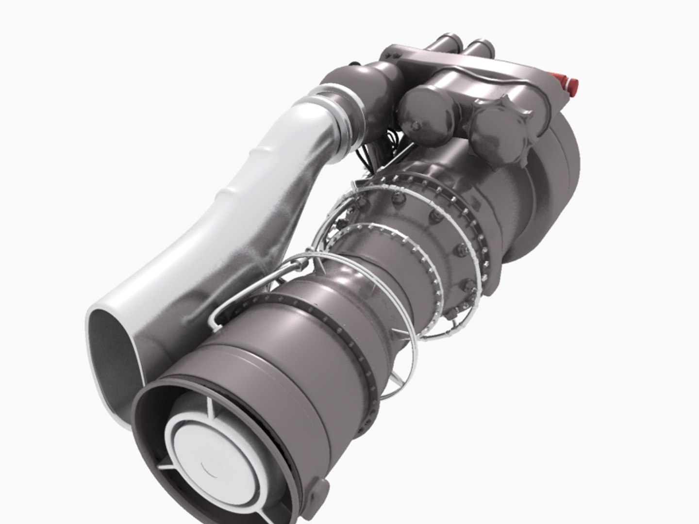 3d Apache Engine Model