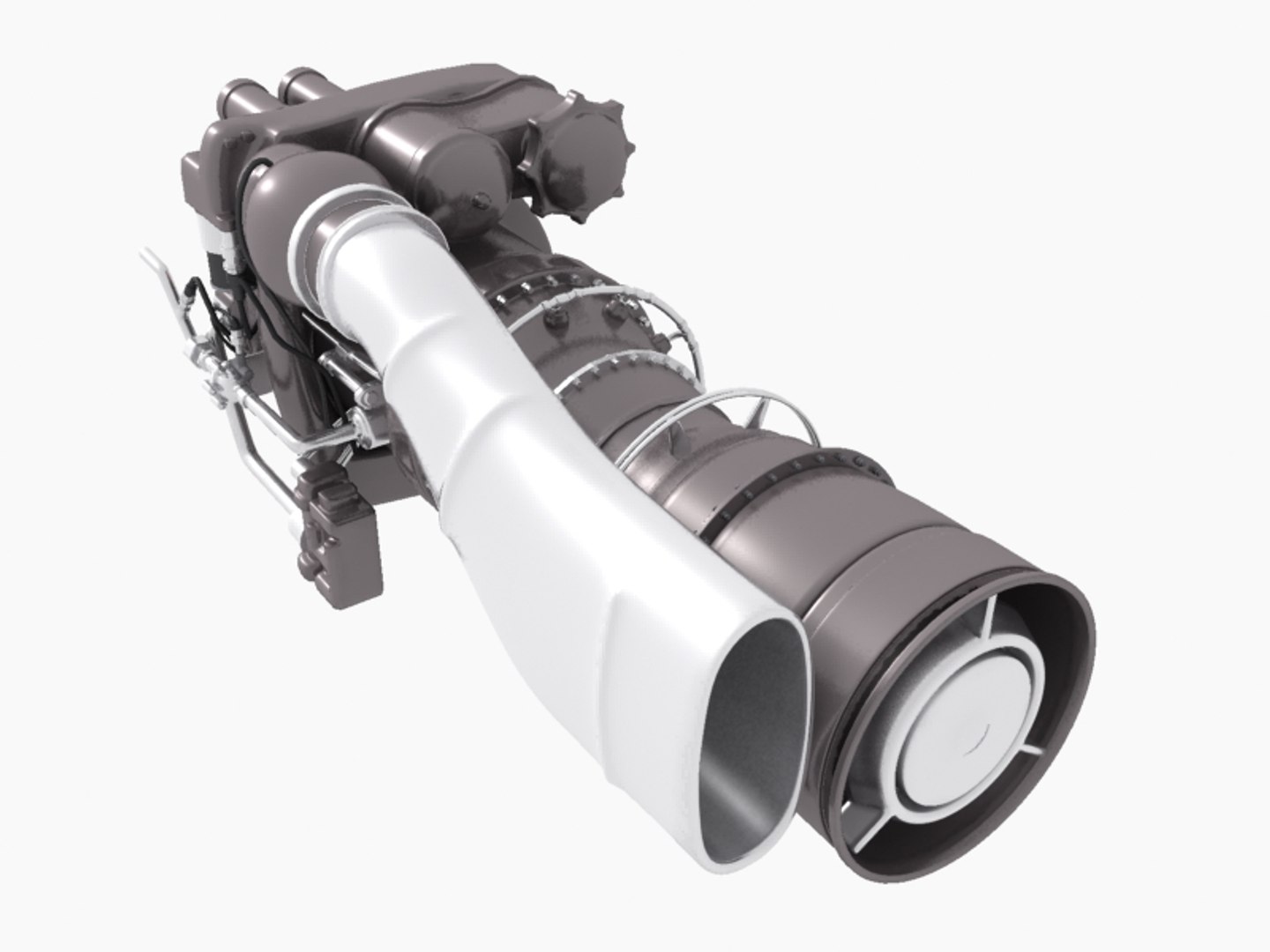 3d Apache Engine Model