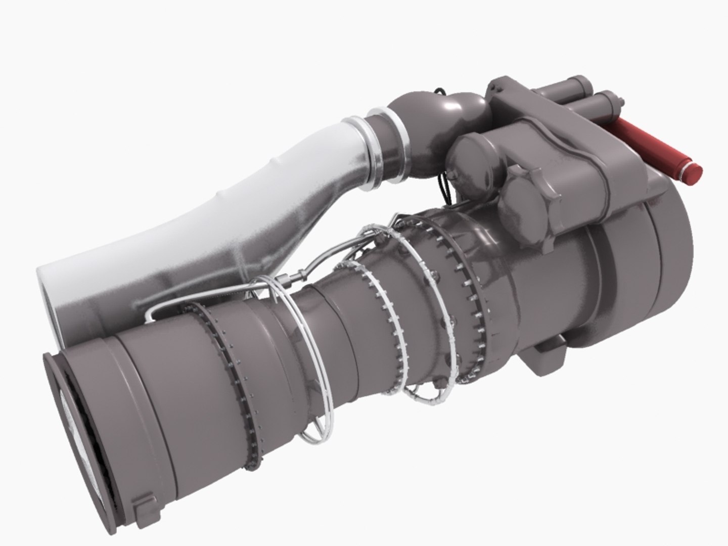 3d Apache Engine Model