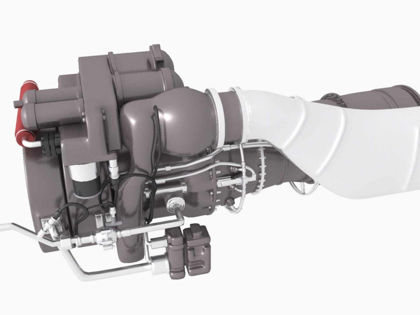 3d Apache Engine Model