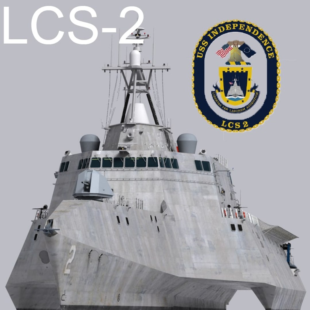 littoral combat ship lcs 3d model
