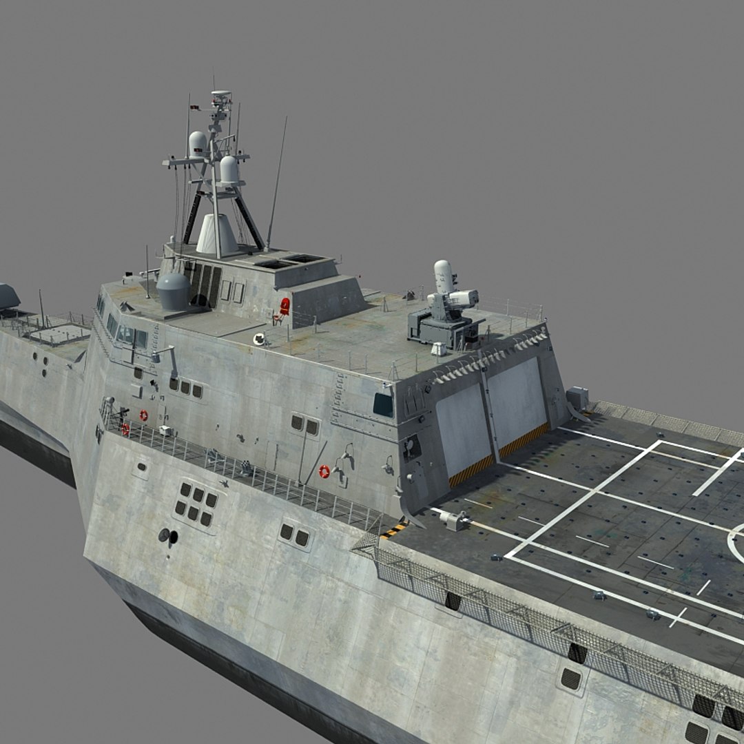 littoral combat ship lcs 3d model