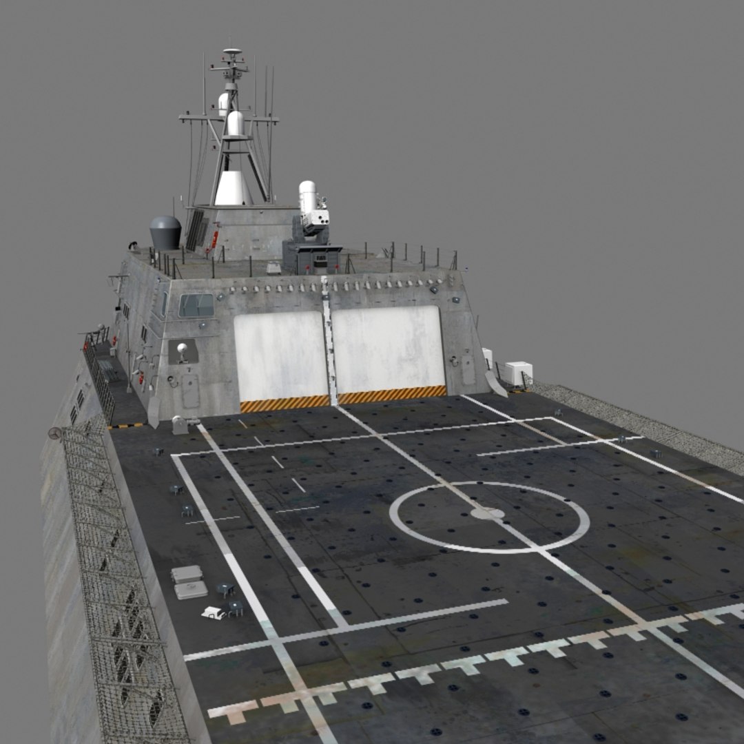 littoral combat ship lcs 3d model