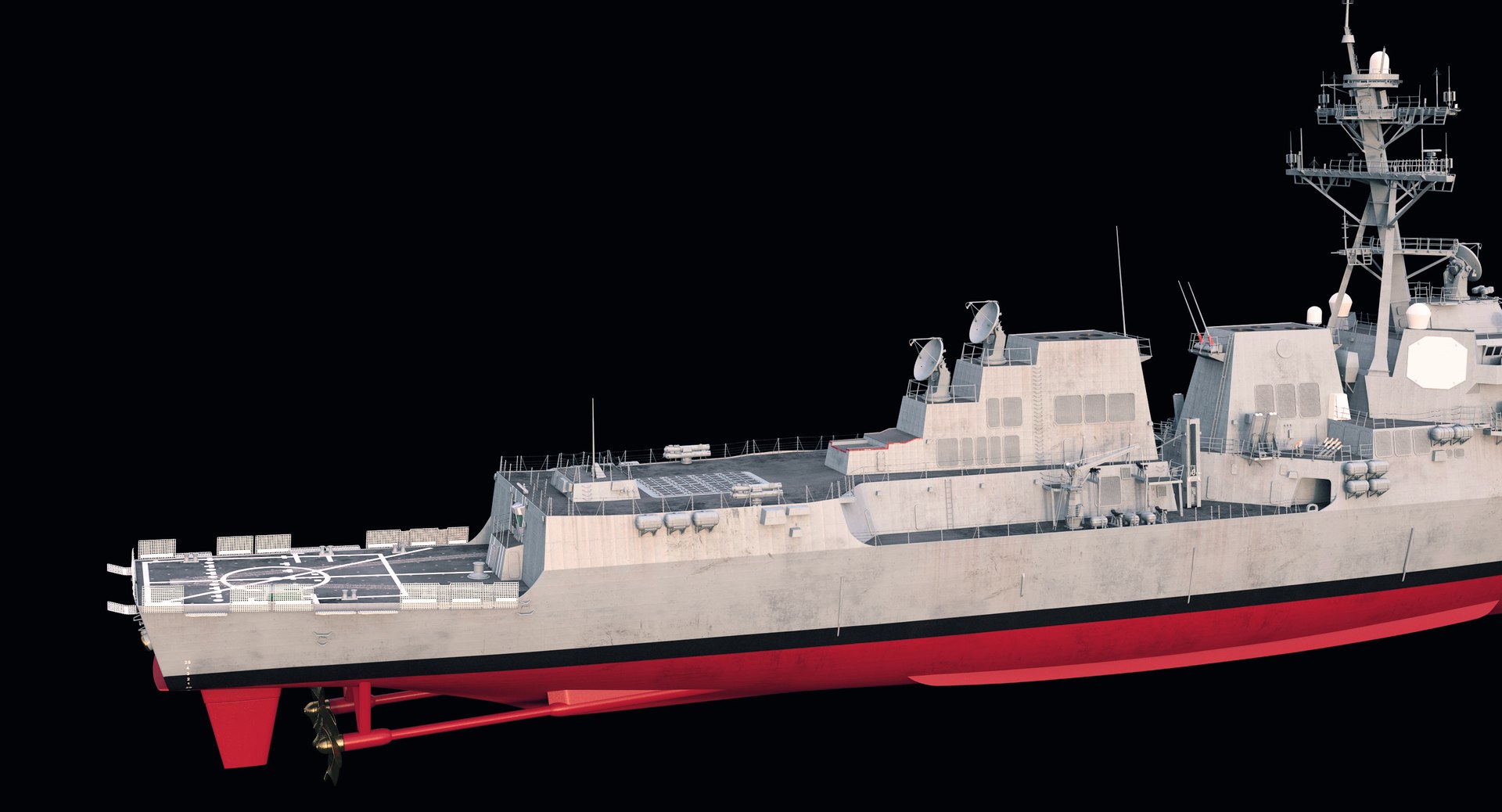 Uss Ddg 99 3d Max