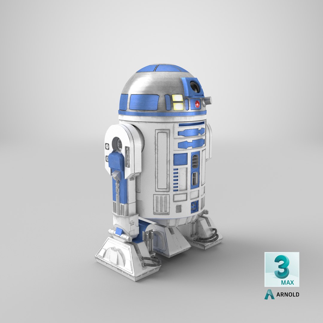 R2 D2 Robot 3D Model - TurboSquid 1627346