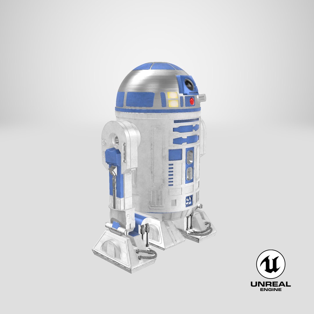 R2 D2 Robot 3D Model - TurboSquid 1627346