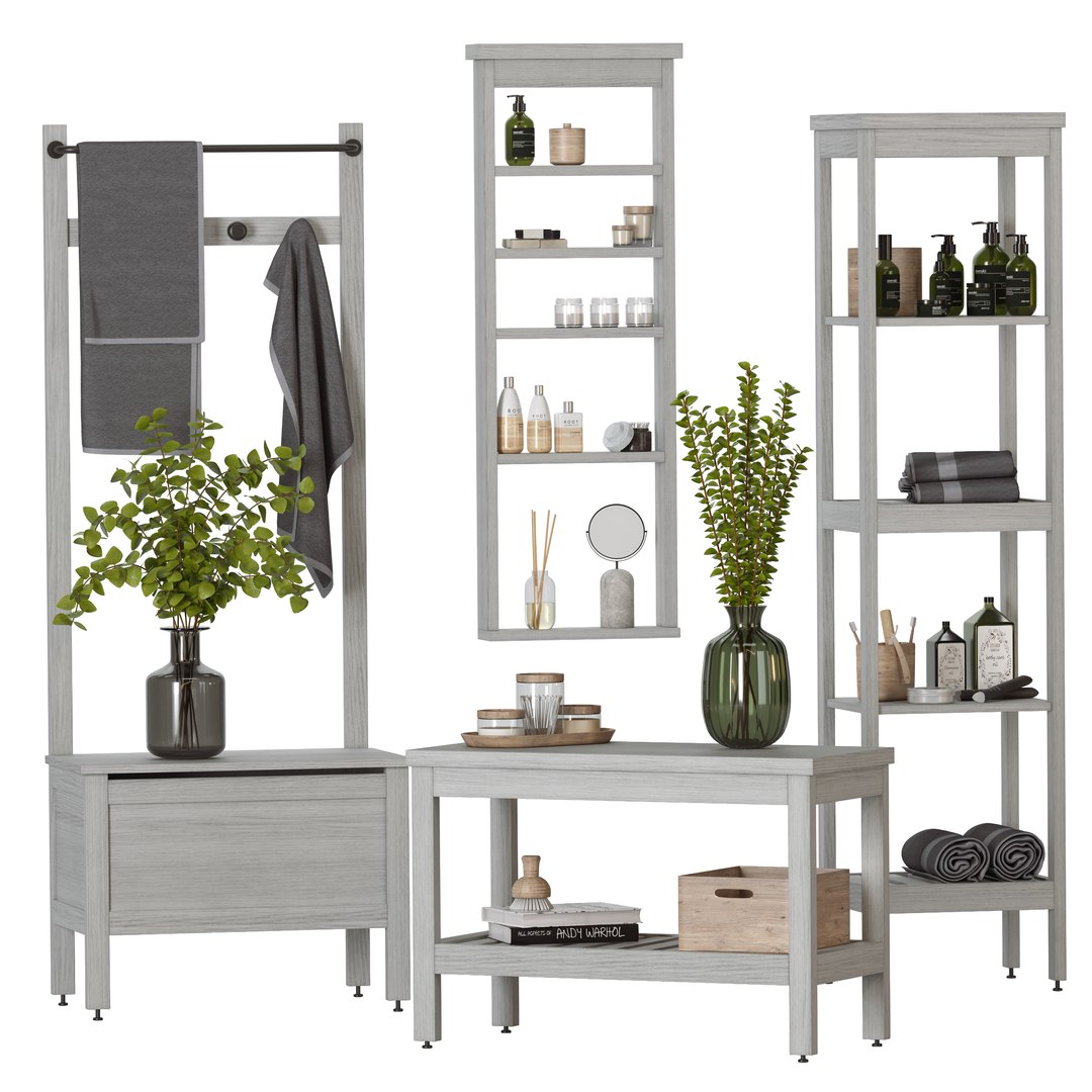 3D IKEA HEMNES Set - TurboSquid 1925032