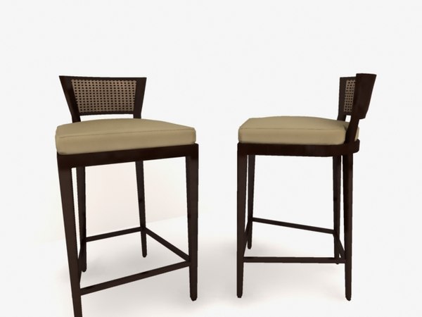 3ds max bar stool