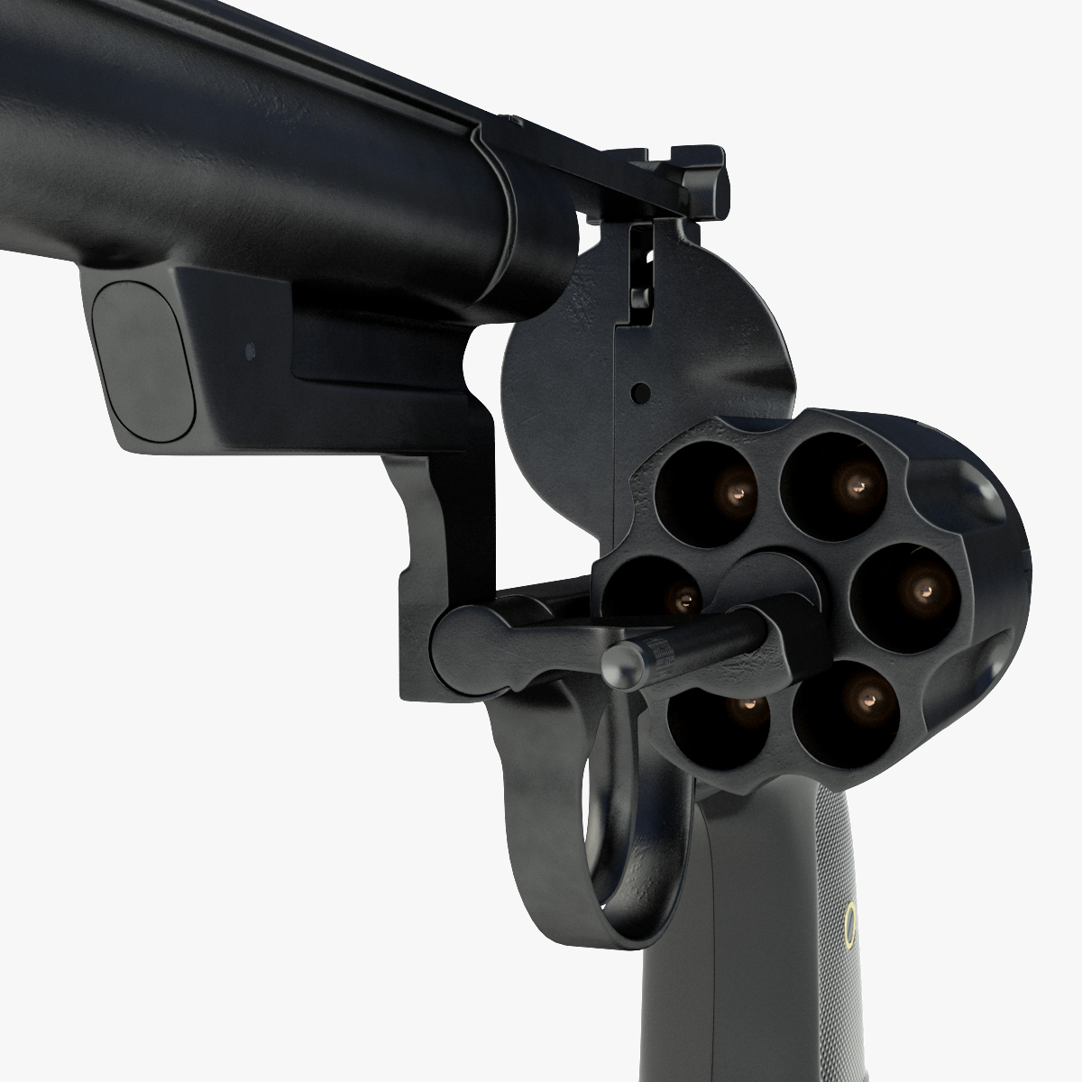 3d model magnum 44 revolver