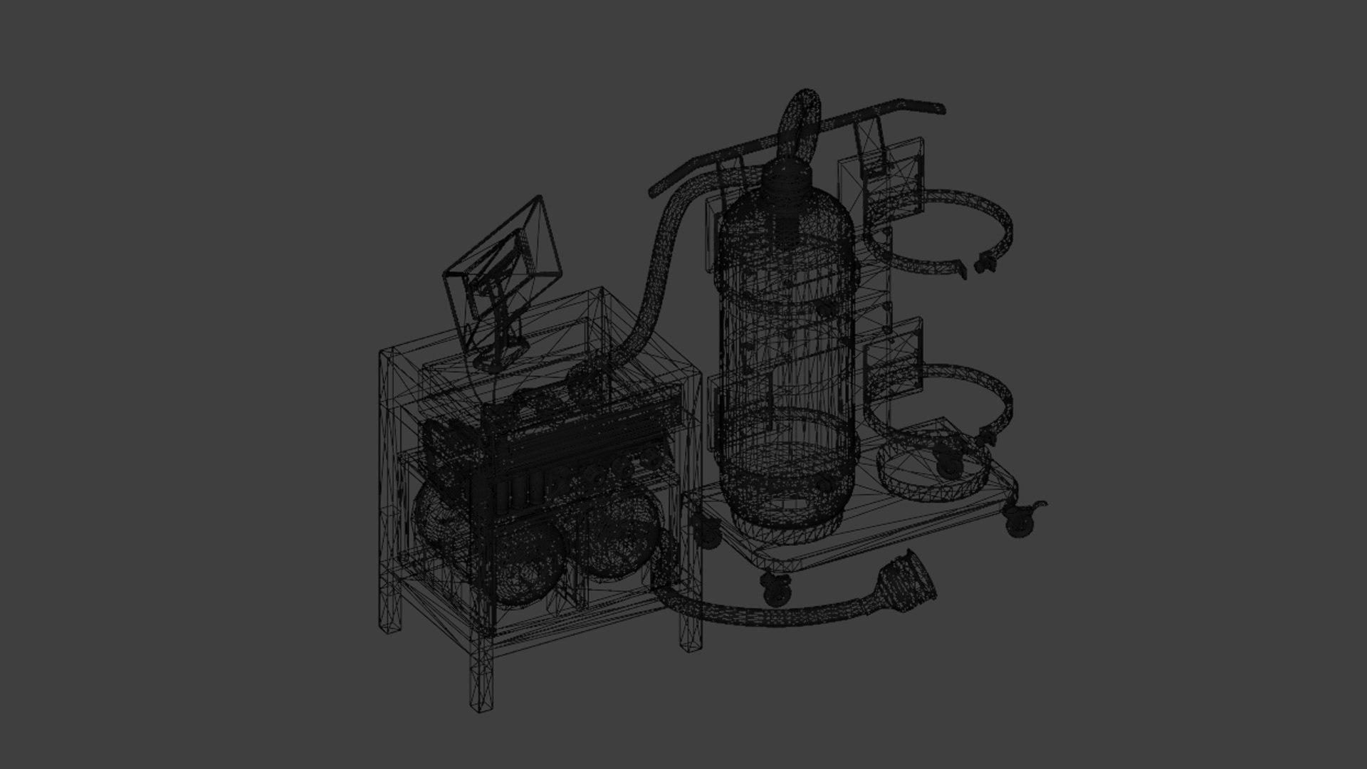 3D Industrial Liquids Mixing Machine - TurboSquid 2255358