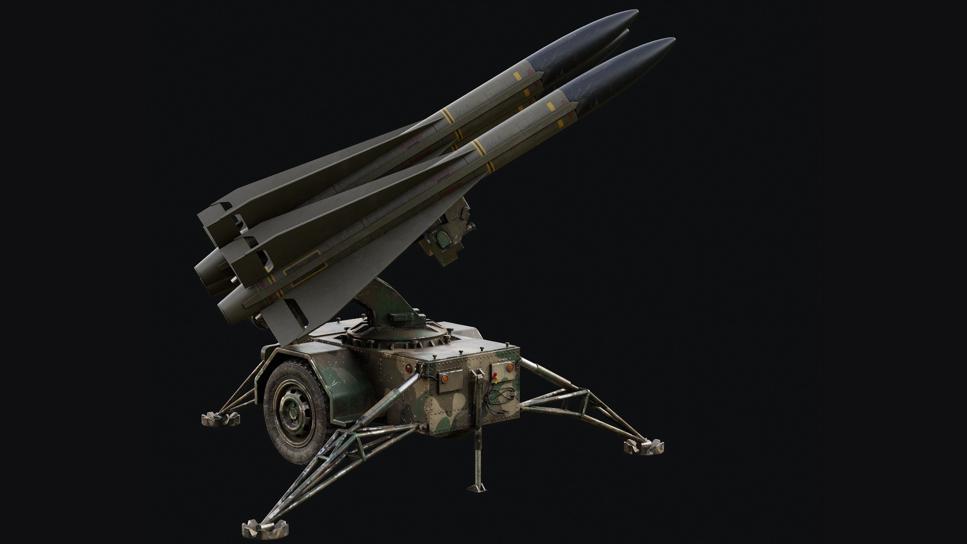 Missile Launcher 3D - TurboSquid 2319586