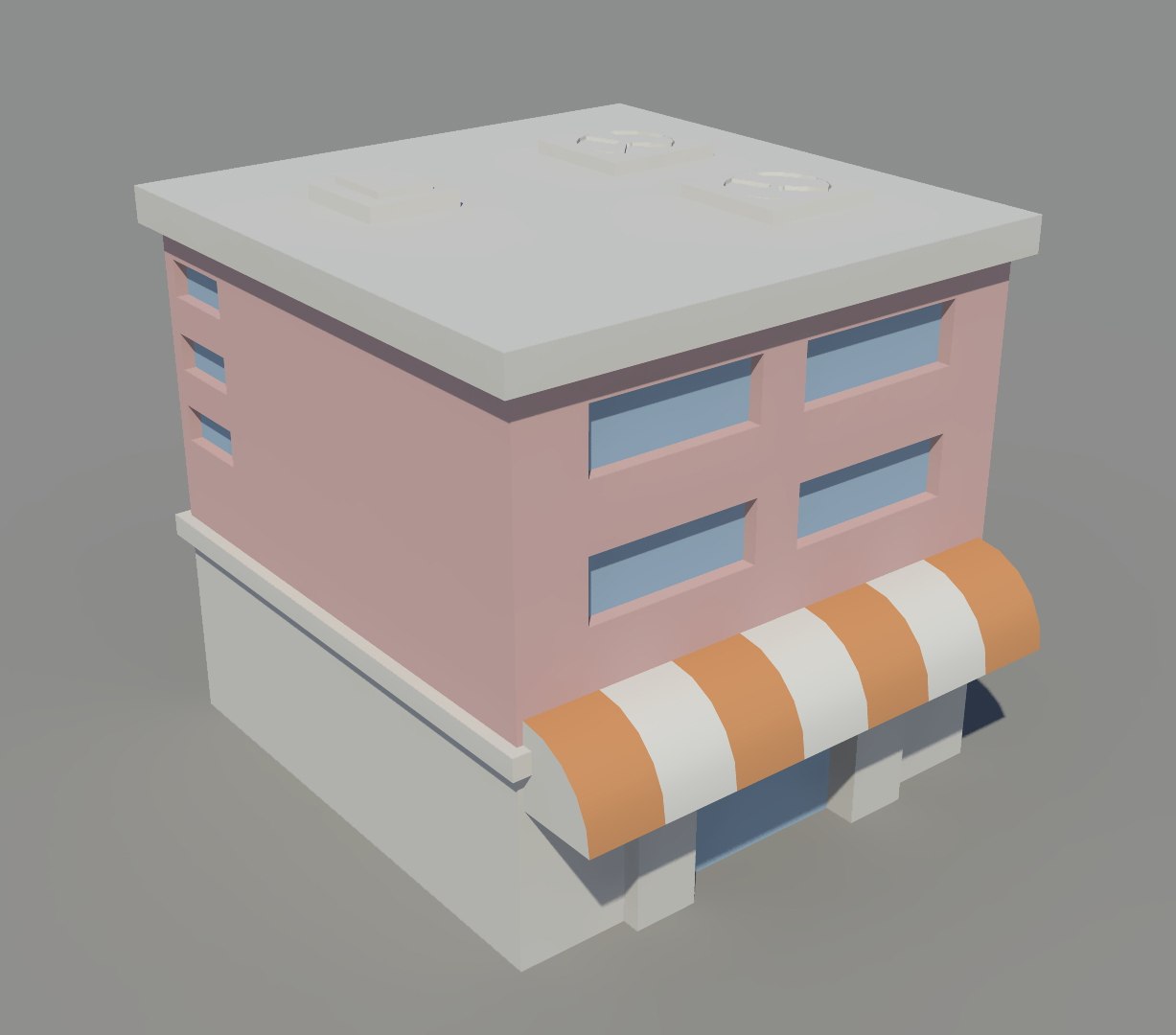 3D Isometric Buildings Model - TurboSquid 1361904