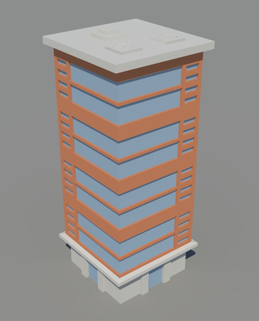 3D Isometric Buildings Model - TurboSquid 1361904
