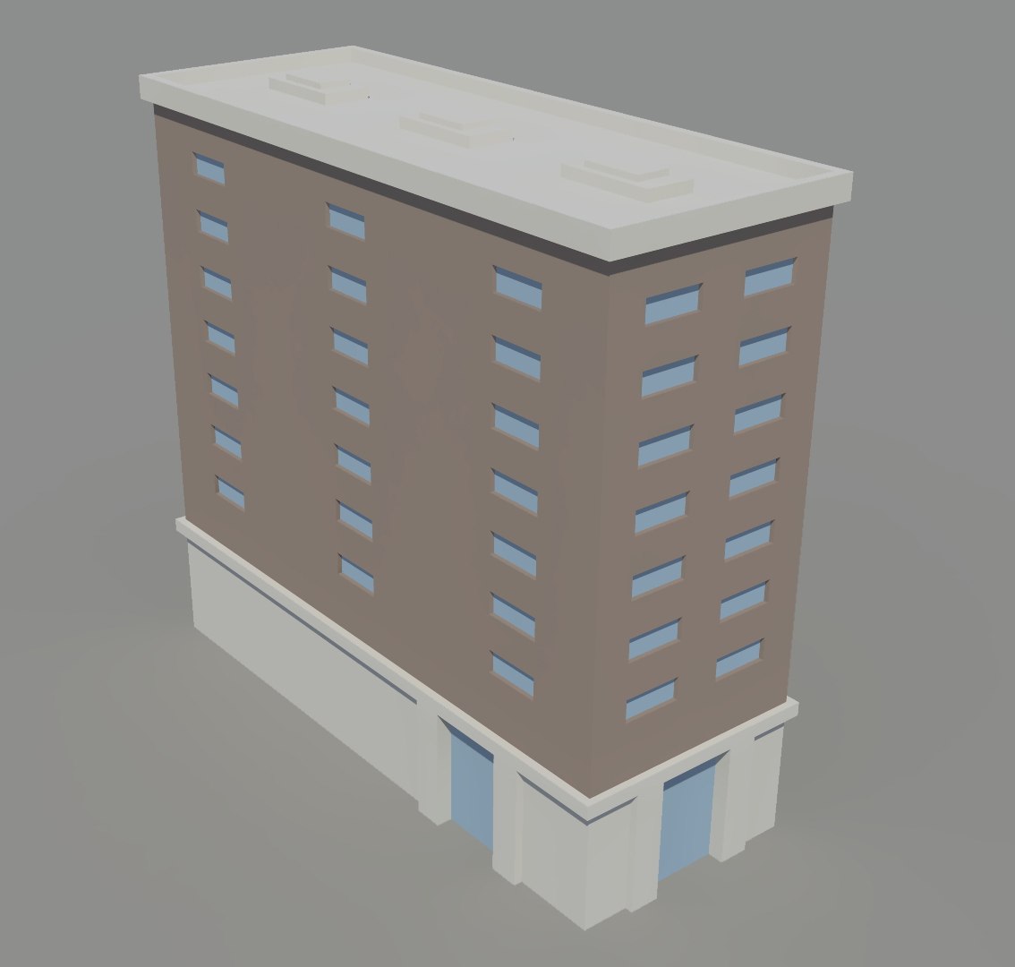 3D Isometric Buildings Model - TurboSquid 1361904