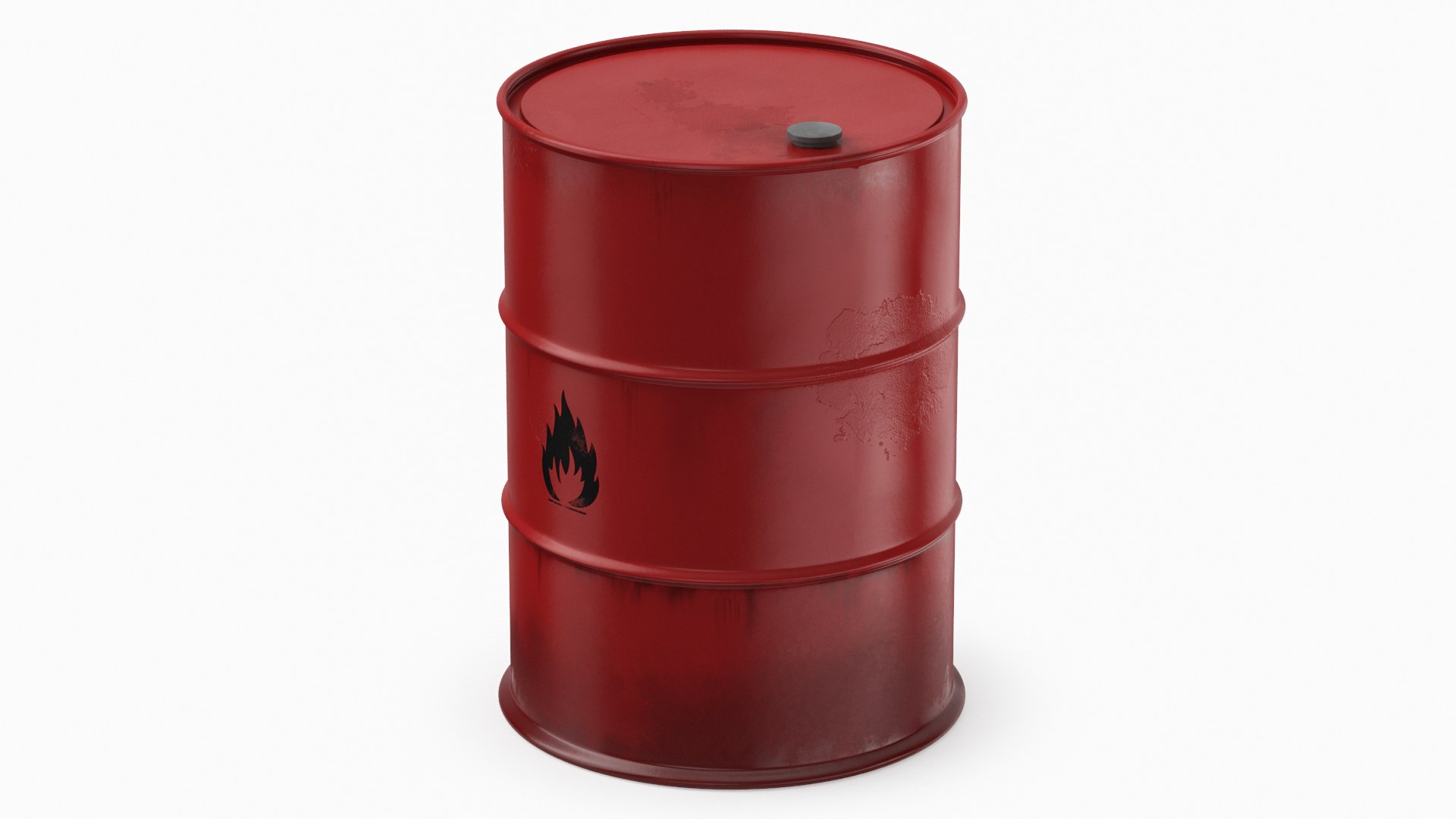 3D Flammable Barrel Model - TurboSquid 2071383