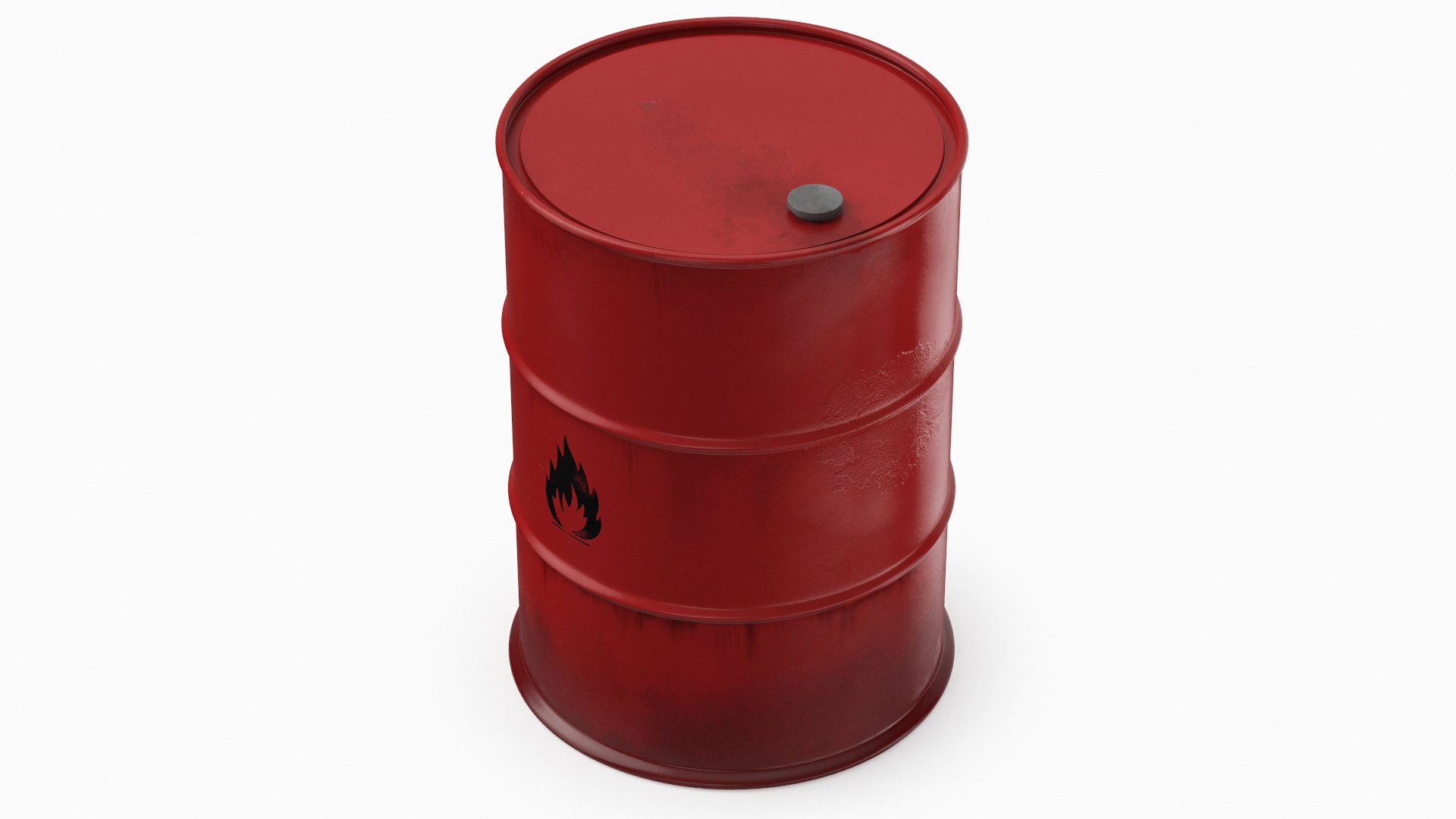 3D Flammable Barrel Model - TurboSquid 2071383
