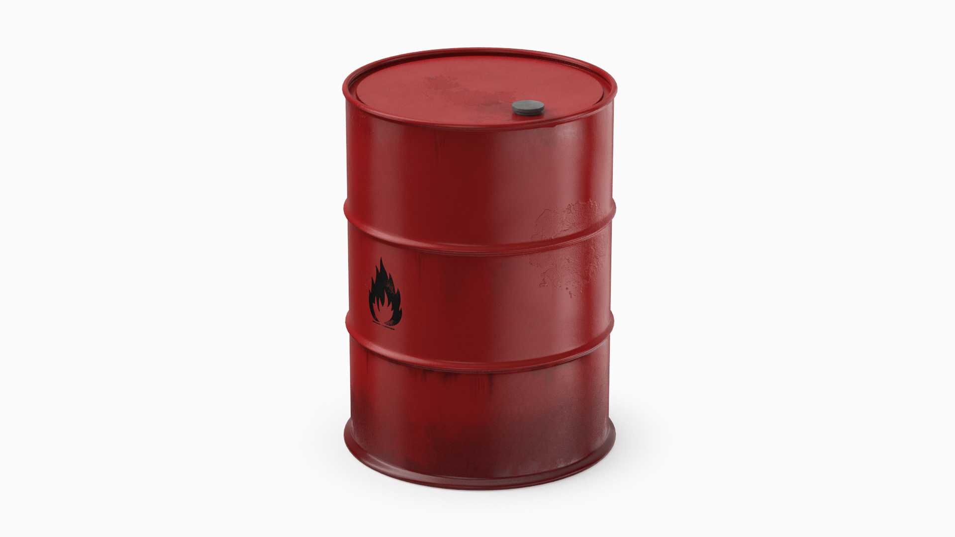 3D Flammable Barrel Model - TurboSquid 2071383